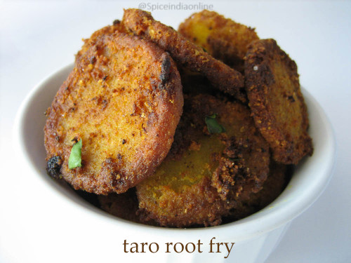 Seppankizhangu Roast Recipe - South Indian Arbi roast — Spiceindiaonline