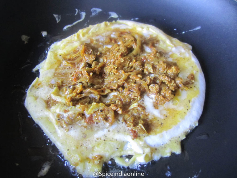 Kari Dosai - Madurai Mutton Kari Dosai - மதுரை கறி தோசை — Spiceindiaonline