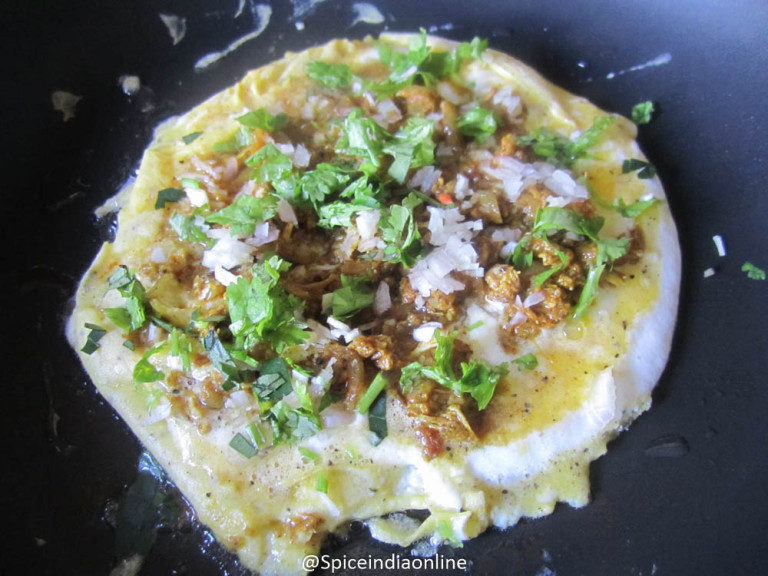 Kari Dosai - Madurai Mutton Kari Dosai - மதுரை கறி தோசை — Spiceindiaonline