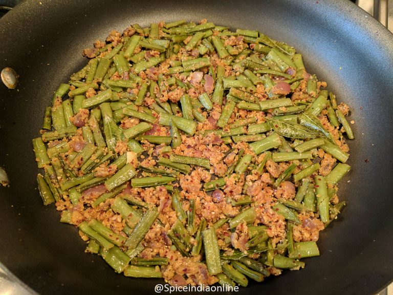 Cluster Beans Poriyal - Kothavarangai Poriyal - South Indian Cluster ...