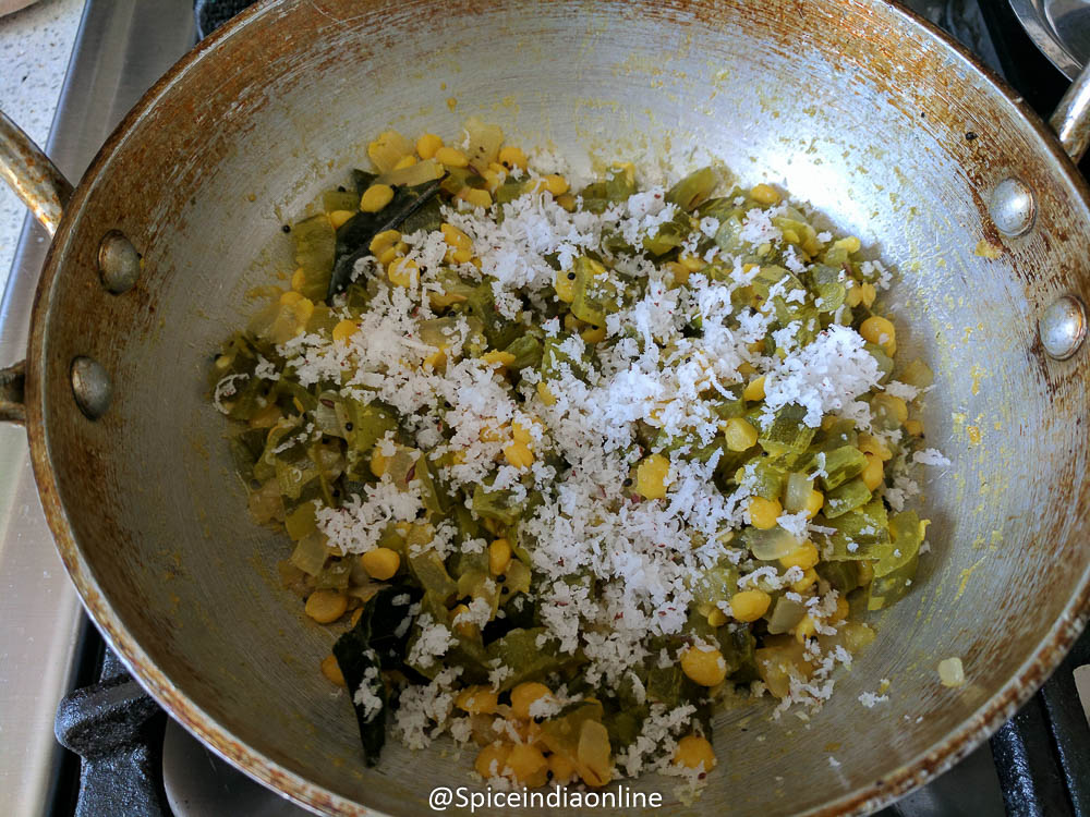 Pudalangai Poriyal - Snake Gourd Recipes — Spiceindiaonline