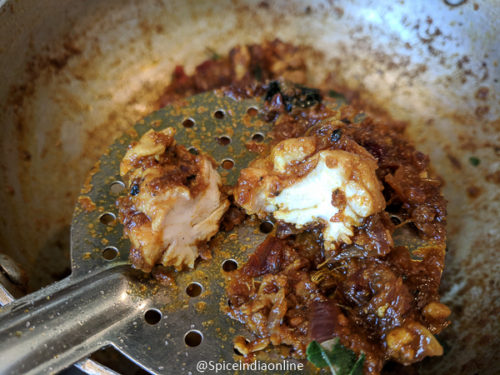 Goat Brain Pepper Fry - Aatu Moolai Varuval - Brain Fry — Spiceindiaonline