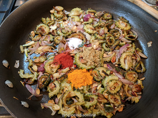 Pavakkai Varuval - Crispy Bitter Gourd Stir Fry — Spiceindiaonline