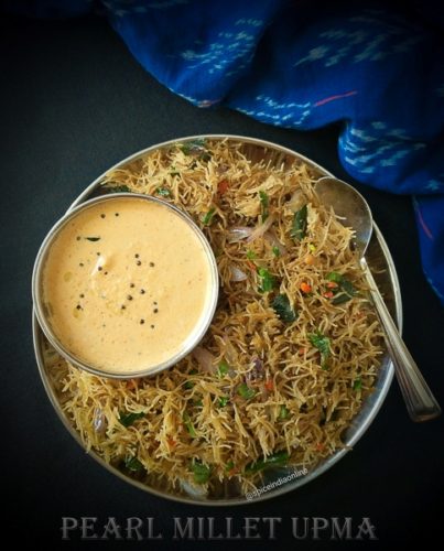 Kambu Semiya Upma - Millet Breakfast Recipes — Spiceindiaonline