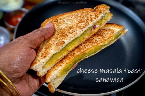 Cheese Masala Toast Sandwich - Aloo Sandwich — Spiceindiaonline