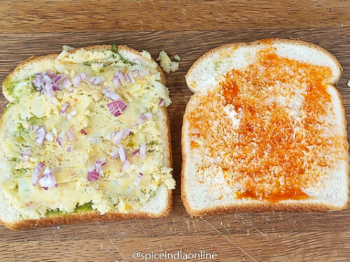 Cheese Masala Toast Sandwich - Aloo Sandwich — Spiceindiaonline