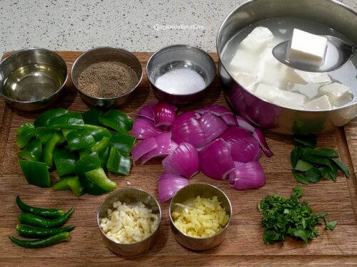 Paneer Pepper Fry Recipe | How to make Paneer Fry — Spiceindiaonline