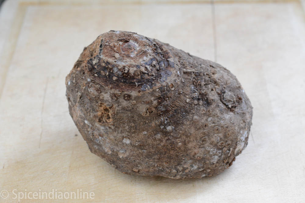 ELEPHANT YAM FRY / SENAI KIZHANGU ROAST RECIPE — Spiceindiaonline