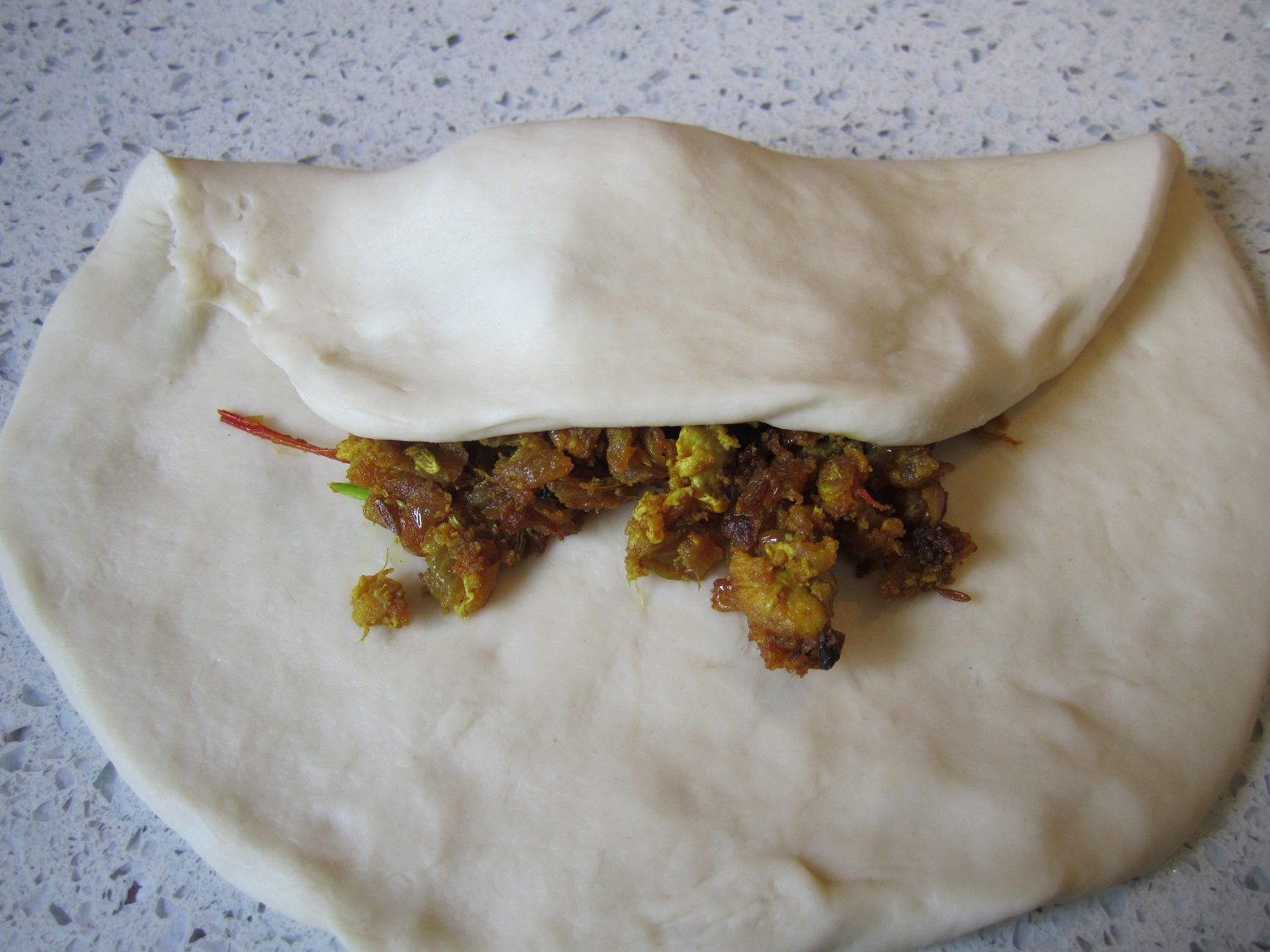 Chicken Stuffed Paratha - Ceylon Parotta — Spiceindiaonline